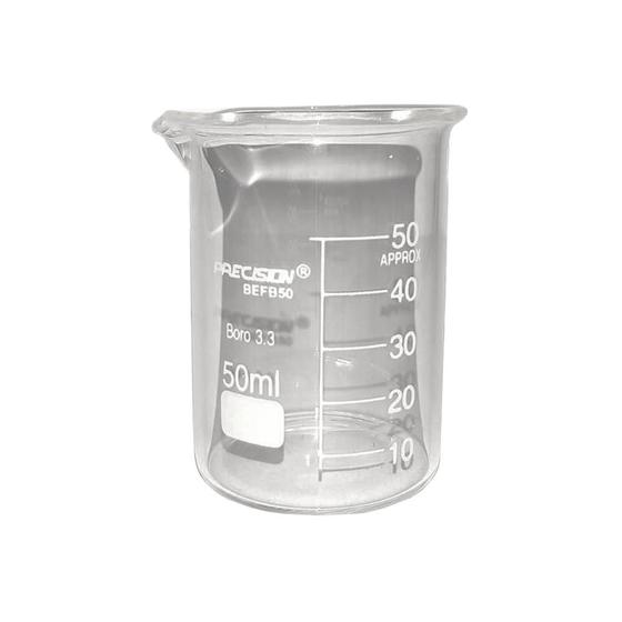 Copo Becker 50 mL Forma Baixa (Griffin) Boro 3.3 Graduado - Precision - Precision Glass - Copos ...