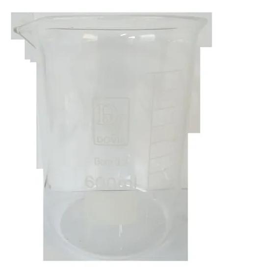 Copo Becker 600ml De Vidro Forma Baixa Bequer Boro Silicato - Dovil ...