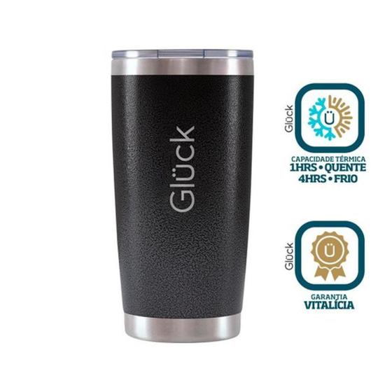 Copo Caneca térmico Com Tampa 591ml Mantém até 1h Quente e 4h Gelado ...