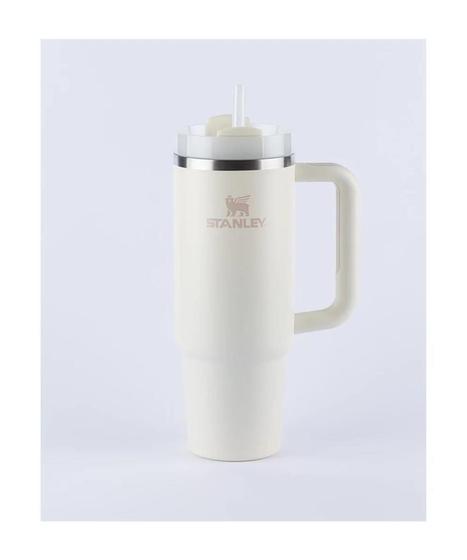 Copo com Canudo Stanley Quencher 2.0 Branco Cream 887ML - STANLEY PMI - Copos - Magazine Luiza