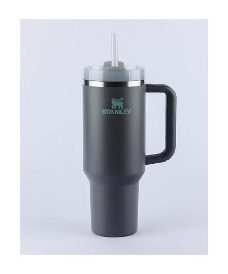 Copo com Canudo Stanley Quencher 2.0 Preto Charcoal 887ML - STANLEY PMI ...