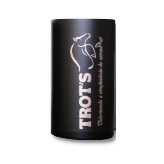 Copo Cuia De Tereré Trots Inox Redondo Preto 250ml - Copos - Magazine Luiza