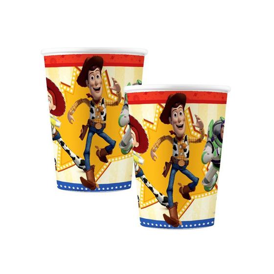 Copo de Papel Festa Toy Story 4 - 180ml - 8 unidades - Regina - Rizzo ...