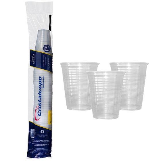 Copo Desc Cristalcopo Trn 180ml 100un - Copo Descartável - Magazine Luiza