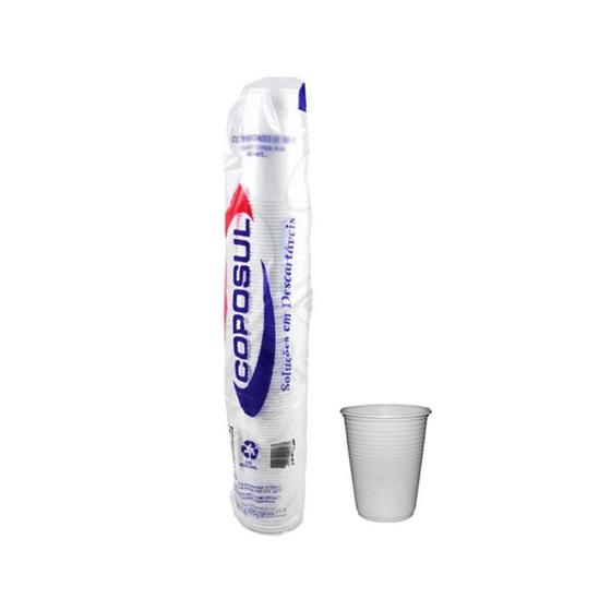 Copo Descartável 180ml Ideal Para água cx c/2500 Unidades - Coposul fonplast Copomais - Copo ...
