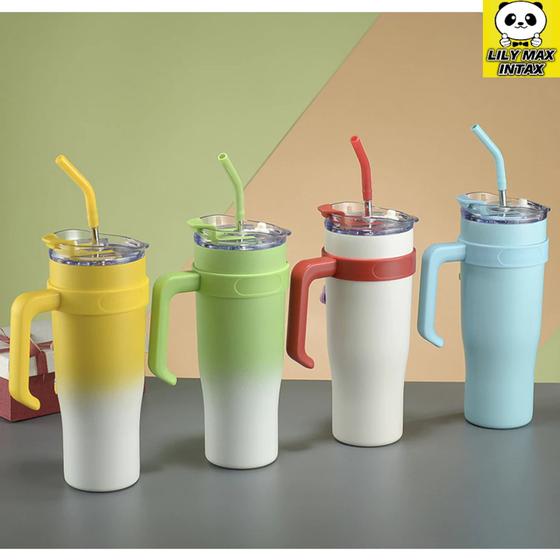 Copo Garrafa Térmica em Aço 1200ml para Bebidas Quentes ou Geladas MS ...