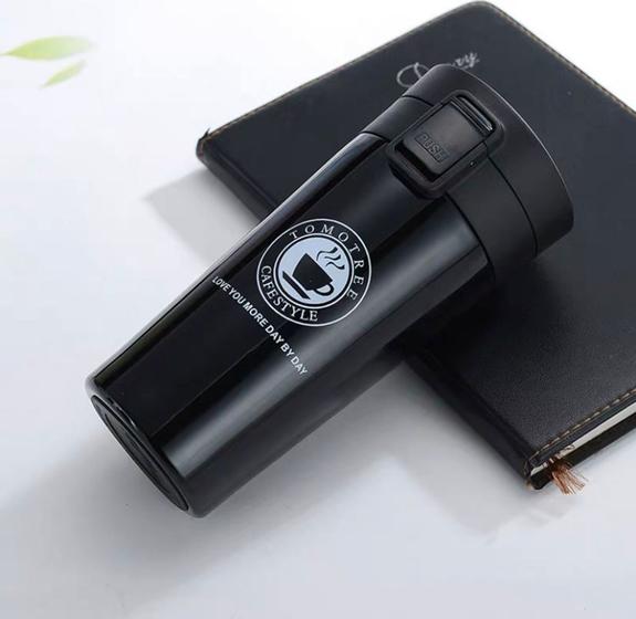 Copo Garrafa Térmica Quente Ou Frio Inox Infusor Café Chá 400ML N59641 ...