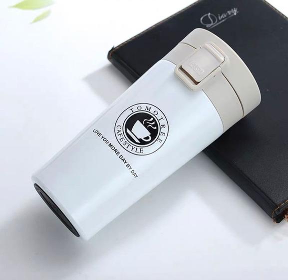 Copo Garrafa Térmica Quente Ou Frio Inox Infusor Café Chá 400ML N59641 ...