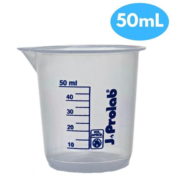 Copo Medidor Becker Graduado - Jprolab ( 50Ml) - Jrpolab - Copo Medidor - Magazine Luiza