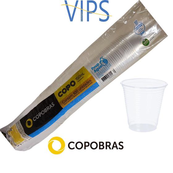 Copo Plástico 150ml Transparente PP Caixa 25x100 Copobras CFT-150 - Copo Descartável - Magazine ...
