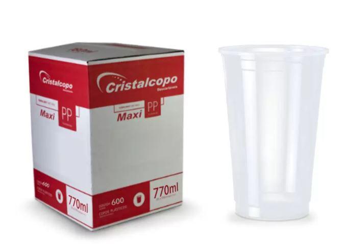 Copo Plástico Cristalcopo Copão Pp Liso 770ml C/30un Drink - Copos - Magazine Luiza