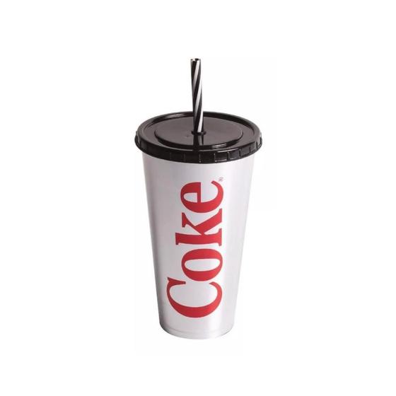 Copo refri coca cola prata 700ml - Plasútil - Copos - Magazine Luiza