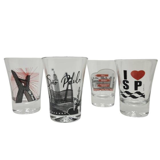 Copo Shot Temático São Paulo 60ml - unidade - Nadir - Copo de Shot ...