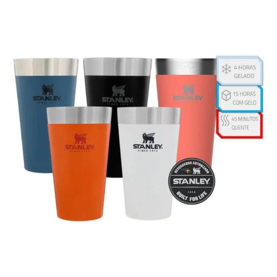 Copo Stanley sem tampa para cerveja chopp Original c/ NF NA CAIXA 473 ...