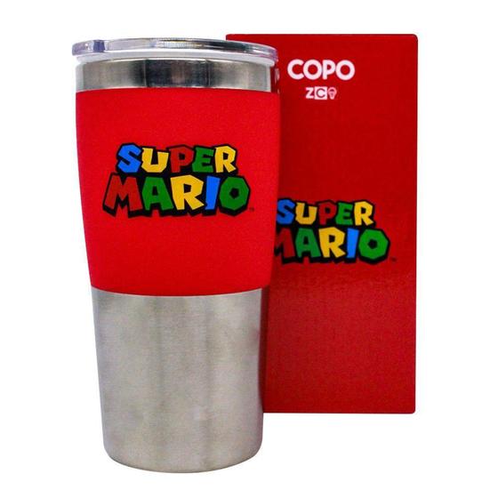 Copo Super Mario Semi-térmico Para Viagem 450ML Super Mario - Zona ...