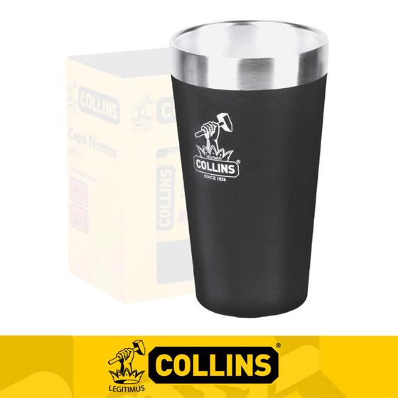 Copo Térmico 473ml Inox + Tampa + Abridor Collins - Copos - Magazine Luiza