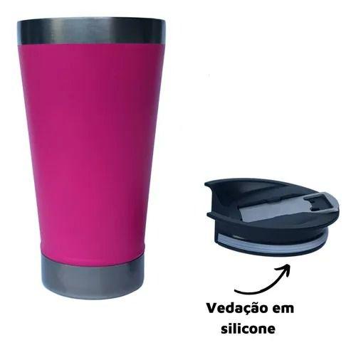 Copo Térmico Cerveja Café Chá Chopp Com Tampa Quente - CHN - Copos ...