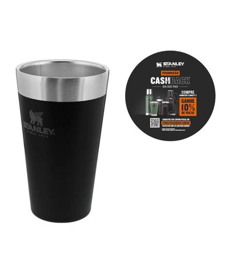 Copo Térmico Cerveja sem Tampa Stanley Matte Black 473mL - STANLEY PMI ...