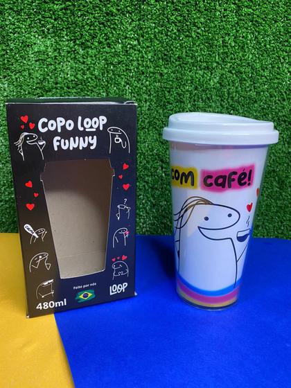 Copo térmico divertido - FLORK CAFÉ - LOOP - Copos - Magazine Luiza
