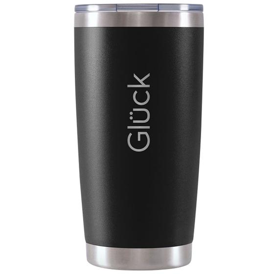 Copo Térmico Glück 591ml Aço Inox Copo Para Cerveja Café Com Tampa Abre ...