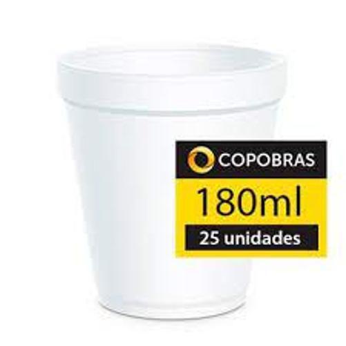 Copo Térmico Isopor 180 Ml Caixa C/25 Unidades - Copobras - Copos - Magazine Luiza