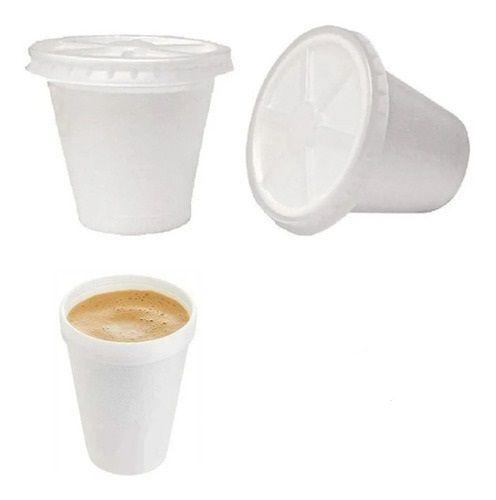 Copo Térmico Isopor 240ml Com Tampa Quente Frio 100un - Copobras ...