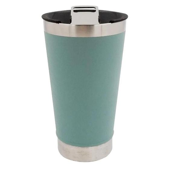 Copo Térmico Premium 500ml Cerveja Chá Café C/ Tampa Abridor - GOLDEN ...