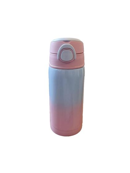 Copo Termico Rosa 400ML Parede Dupla Com Canudo 15932 - Buba - Copos ...