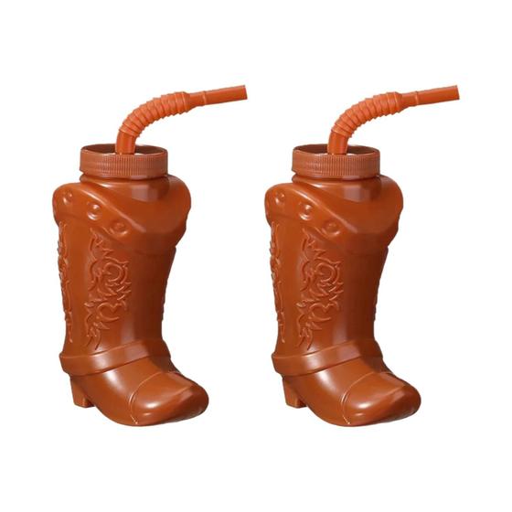 Copos De Plástico Com Tema Country Em Formato De Bota De Cowboy Com ...