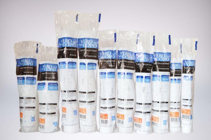 Copos Descartáveis PP Branco 180ml C/100 Unidades VEROCOPO - Copo ...