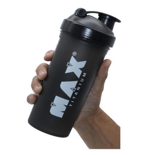 Coqueteleira Copo De Whey Academia Max Titanium Preto 700Ml ...