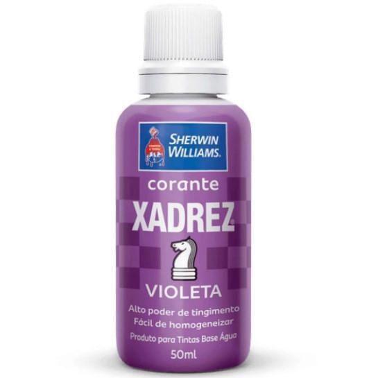 Corante Líquido Violeta 50ml Xadrez Sherwin-Williams - Base para ...