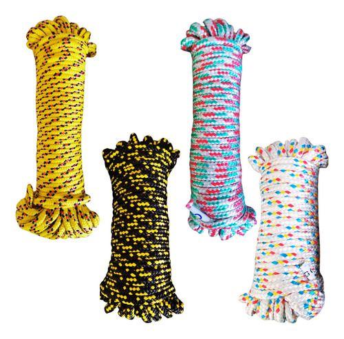 Corda Multiuso Meada Polipropileno 8mmx15 Metros Camping Amarração ...