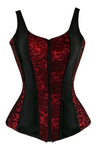 Corpete Corset Floral Bojo Espartilho Cores Modelo Luxo W01 - Fanáticos ...