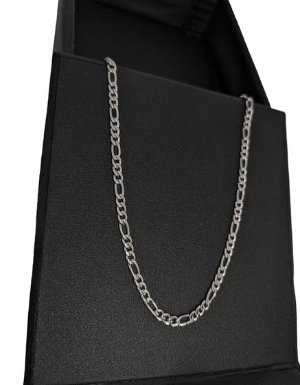 Corrente masculina aço inox 70cm cordão com caixinha mod 90614 ...