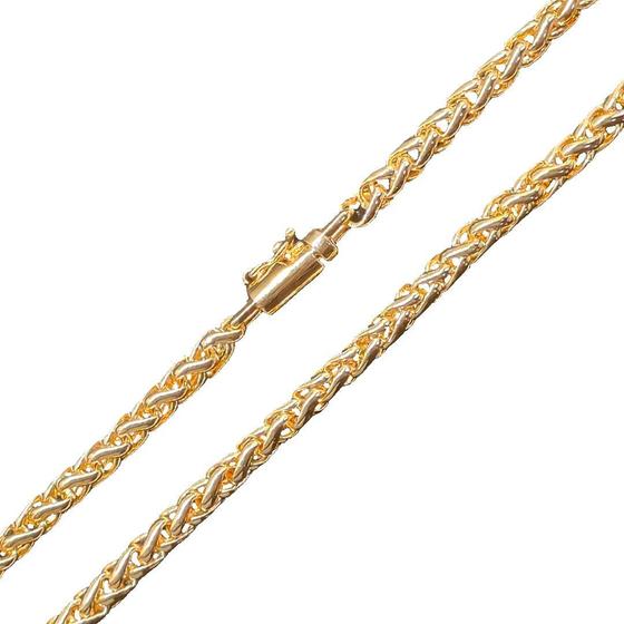 Corrente Peruana 5MM Banhada a Ouro 18K 70cm - Smoke Joias - Cordão e Corrente - Magazine Luiza