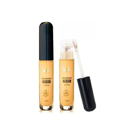 Corretivo Facial Líquido Efeito Matte Amarelo Tracta 6ml - Corretivo ...