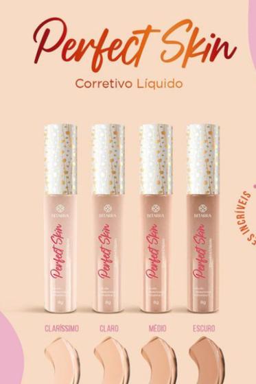 Corretivo líquido Perfect Skin Bitarra Beauty - Corretivo Facial ...
