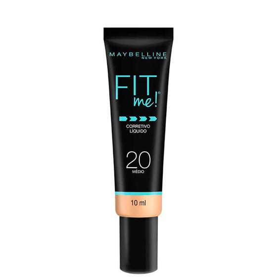 Corretivo Maybelline Fit Me 20 Médio 10ml - Corretivo Facial - Magazine ...