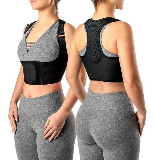 Corretor Postural Ergonomico Colete Ortopedico Ajustavel Cifose ...
