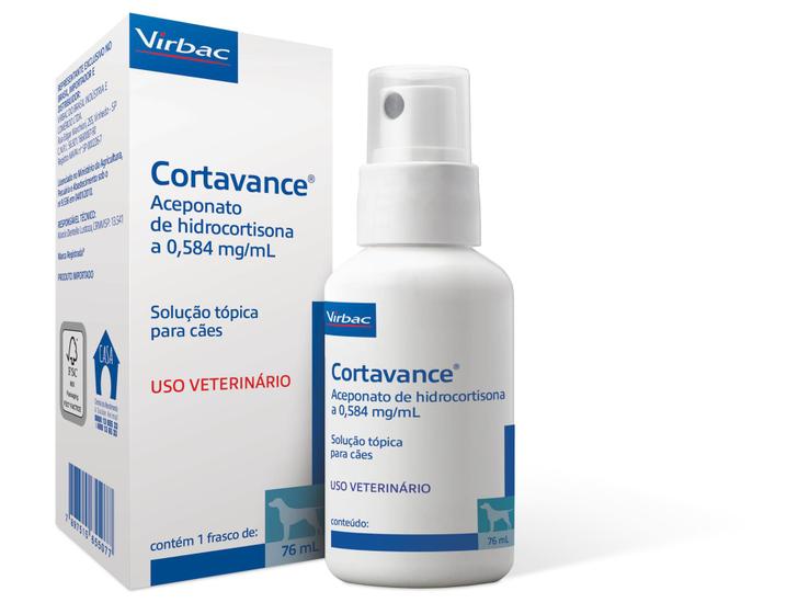Cortavance Spray 76ml Alergias e Dermatites - VIRBAC - Antipulga e ...