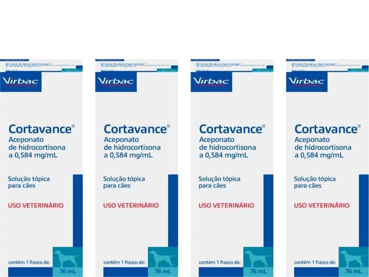 Cortavance Spray 76ml - Virbac - 4 Unidades - Medicamentos - Magazine Luiza