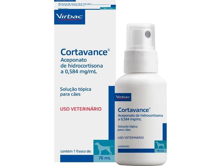 Cortavance Spray 76ml - Virbac - Farmácia Pet - Magazine Luiza