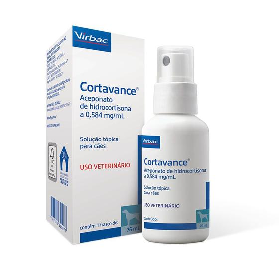 Cortavance Spray Anti-Inflamatório Virbac 76ml - Farmácia Pet ...