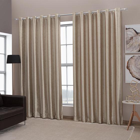 Cortina Blackout Embossed Samoa 300X250Cm Sultan - Casa D'Oro ...