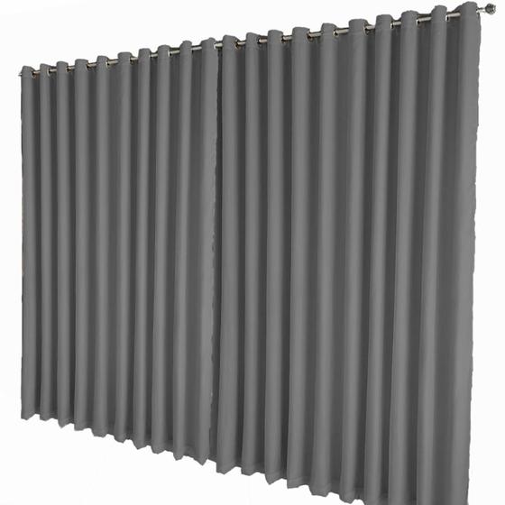 cortina blackout quarto corta luz 6,00 x 2,40 Celina branco - Enxovais ...