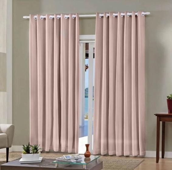 Cortina Com Blackout Para Quarto/Sala - Bella Janela - 2,50m x 3,60m ...
