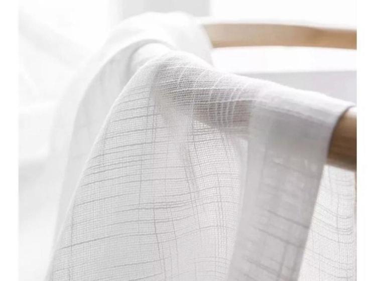 Cortina Gaze De Linho 4 Metros Trilho Suíço Premium - Stanzanni ...