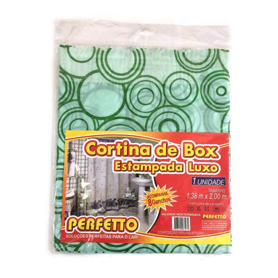 Cortina para box luxoccom gancho 1,38x2,00 mts - PERFETTO - Cortina ...