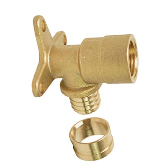 Cotovelo Base Fixa Longo Pex Água 20X1/2" Kit c/ 6-Emmeti - Cotovelo / Joelho Hidráulico ...